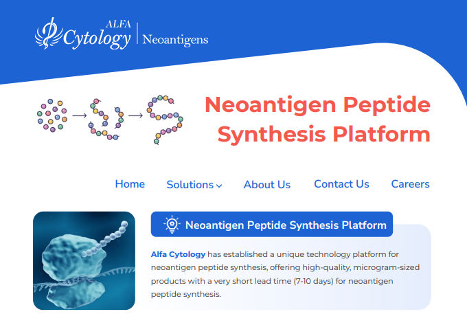 Neoantigen Peptide Synthesis Platform - Alfa Cytology